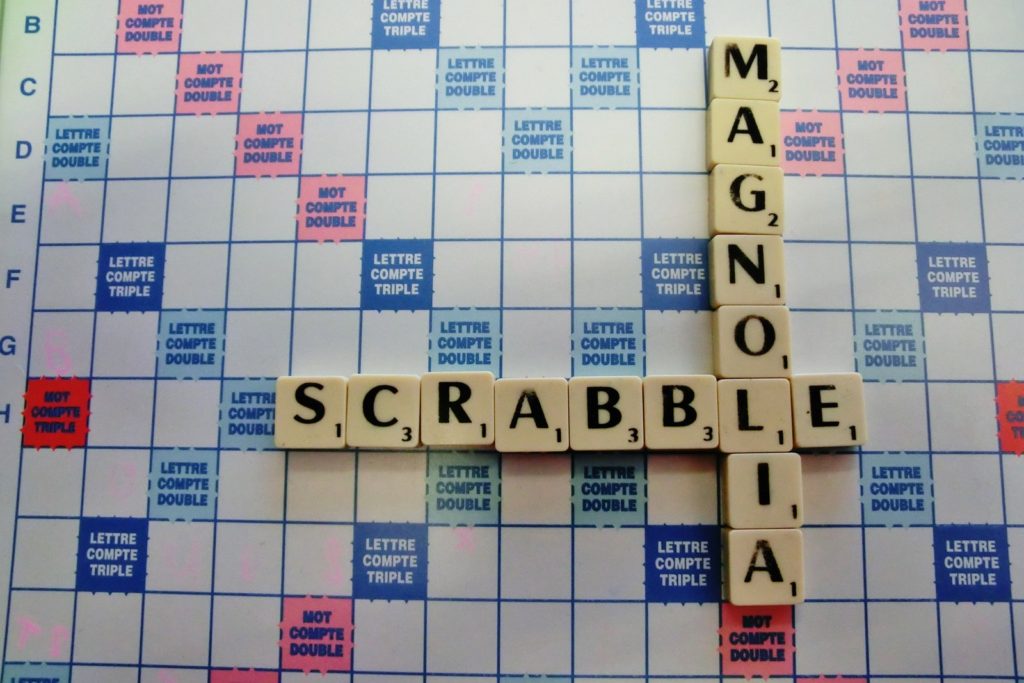 « SCRABBLE » mot compte triple chez Magnolia | Le Magnolia